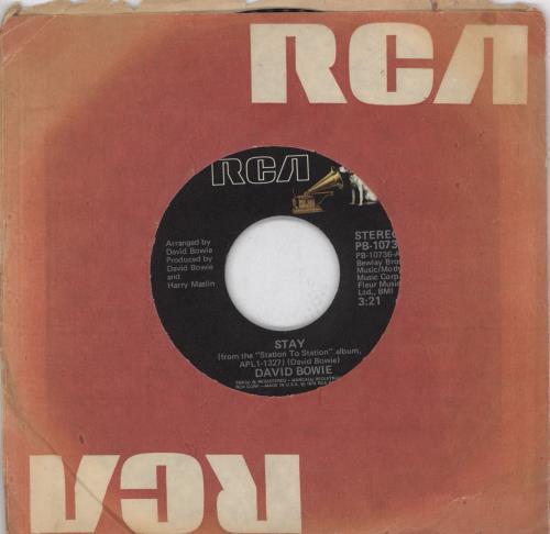 David Bowie Stay US 7" vinyl single (7 inch record / 45) (275223)