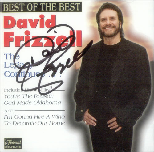 David Frizzell Best Of The Best - Autographed US CD album (CDLP) (522345)