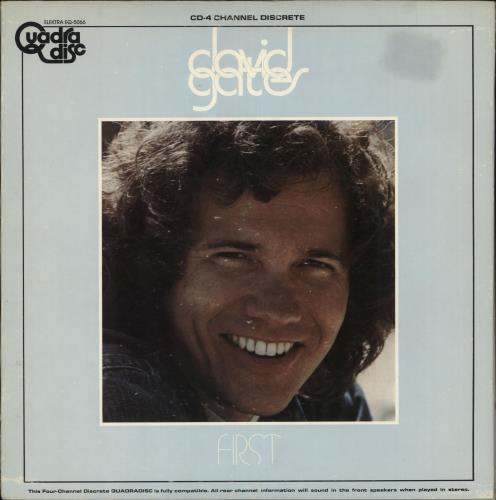 David Gates First - CD-4 Quad US vinyl LP album (LP record) (261980)