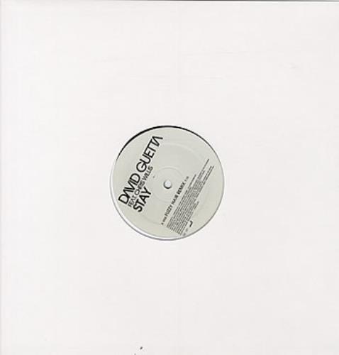 David Guetta Stay UK Promo 12" vinyl single (12 inch record / Maxi ...