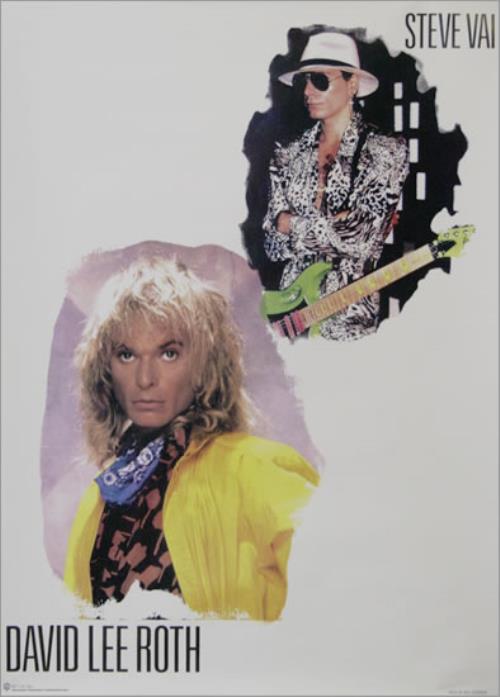 David Lee Roth Steve Vai / David Lee Roth Japanese Promo poster (488442)