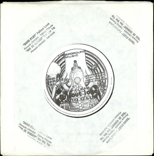 David O'List Fallout Love French 7" vinyl single (7 inch record / 45 ...