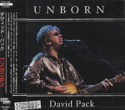 David Pack Unborn Japanese CD album (CDLP) (267088)