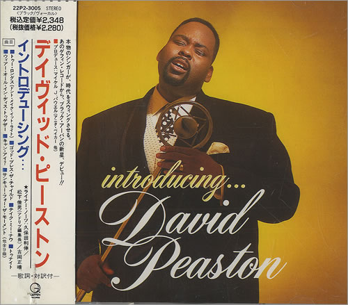 David Peaston Introducing... David Peaston Japanese Promo CD album ...