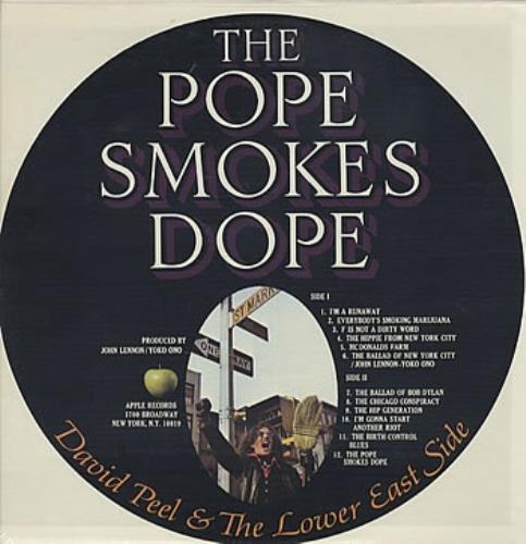David Peel & Lower East Side The Pope Smokes Dope US vinyl LP album (LP ...