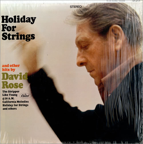 David Rose Holiday For Strings US vinyl LP album (LP record) (476032)