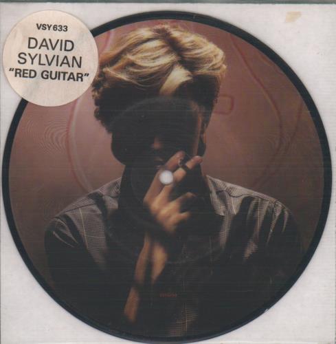 David Sylvian Red Guitar UK 7" vinyl picture disc (7 inch picture disc ...