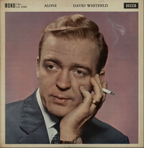 David Whitfield Alone UK vinyl LP album (LP record) (594468)