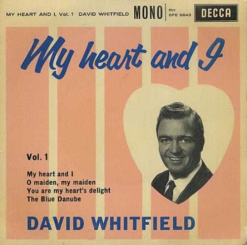 David Whitfield My Heart And I UK 7" vinyl single (7 inch record / 45 ...
