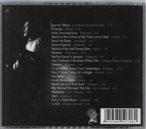 Davy Graham Folk, Blues And Beyond UK CD album (CDLP) (420177)