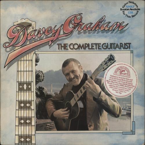 Davy Graham The Complete Guitarist UK vinyl LP album (LP record) (791124)