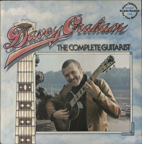 Davy Graham The Complete Guitarist UK vinyl LP album (LP record) (800288)