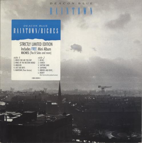 Deacon Blue Raintown And Riches - stickered p/s UK 2-LP vinyl record ...