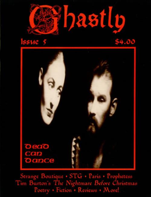 Dead Can Dance Ghastly US fanzine (518963) ISSUE 5