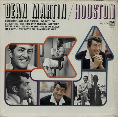 Dean Martin Houston US vinyl LP album (LP record) (579211)