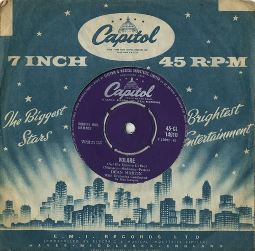 Dean Martin Volare UK 7" vinyl single (7 inch record / 45) (546521)