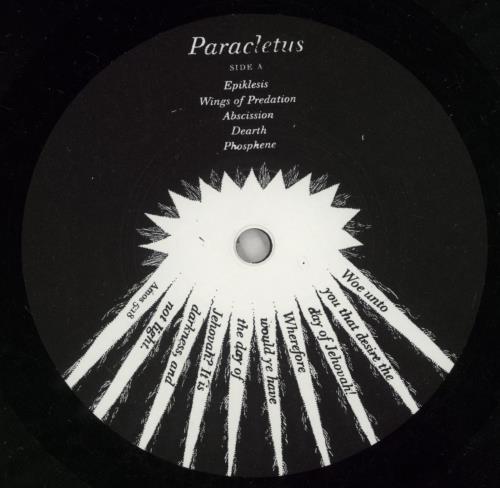 Deathspell Omega Paracletus French vinyl LP album (LP record) (868668)