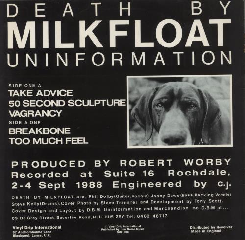 Death By Milkfloat Uninformation UK 12" vinyl single (12 inch record ...