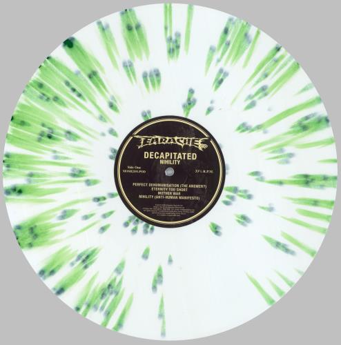Decapitated Nihility - White & Green Splatter vinyl UK vinyl LP album ...