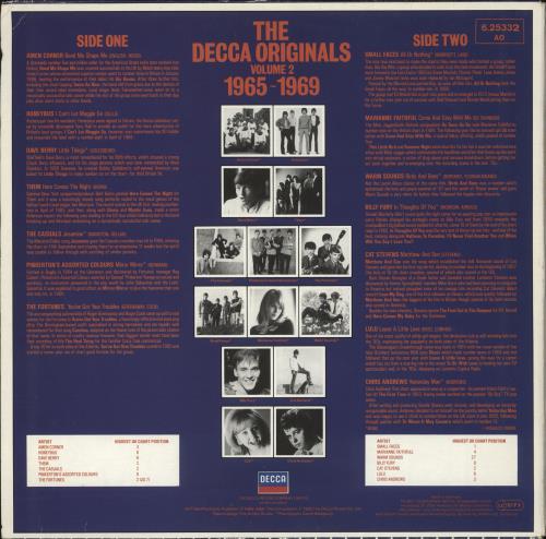 Decca The Decca Originals 1965-1969 German vinyl LP album (LP record ...