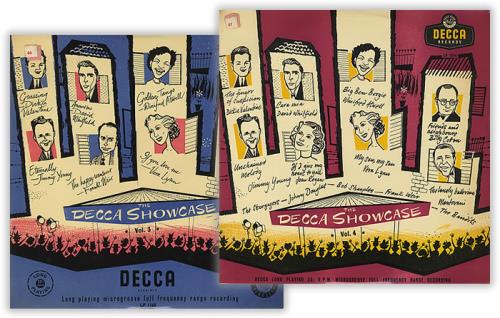 Decca The Decca Showcase Volumes 1-4 UK 10" vinyl single (10 inch ...