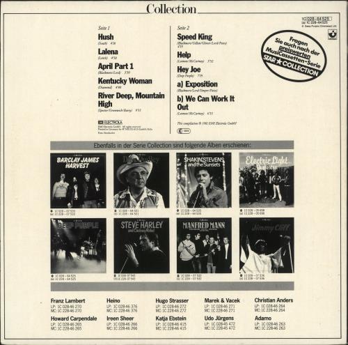 Deep Purple Collection German vinyl LP album (LP record) (729963)