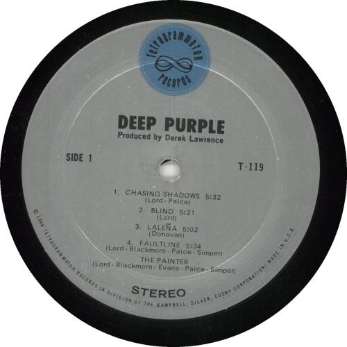Deep Purple Deep Purple - 1st US vinyl LP album (LP record) (214158)