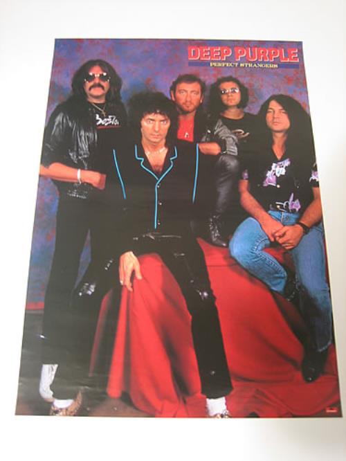 Deep Purple Perfect Strangers Japanese Promo poster (351280)