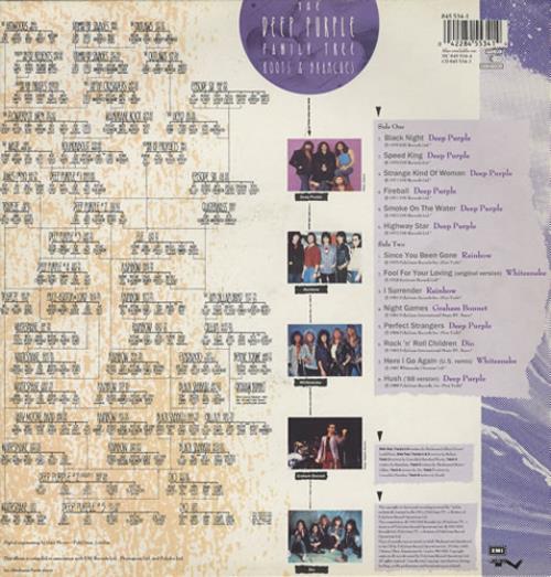 Deep Purple Purple Rainbows UK vinyl LP album (LP record) (120995)