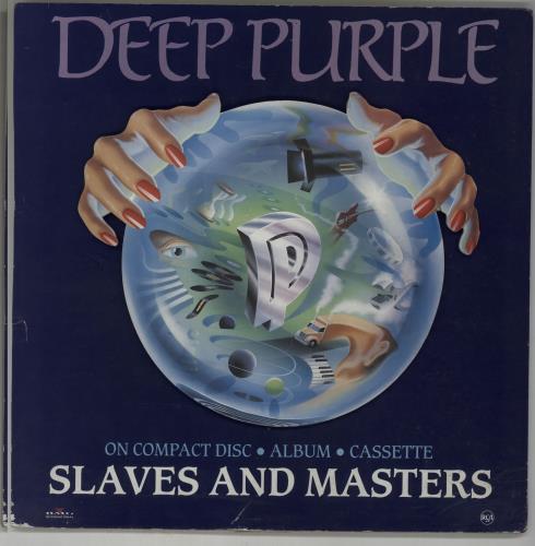 Deep Purple Slaves And Masters UK Promo display (644226)