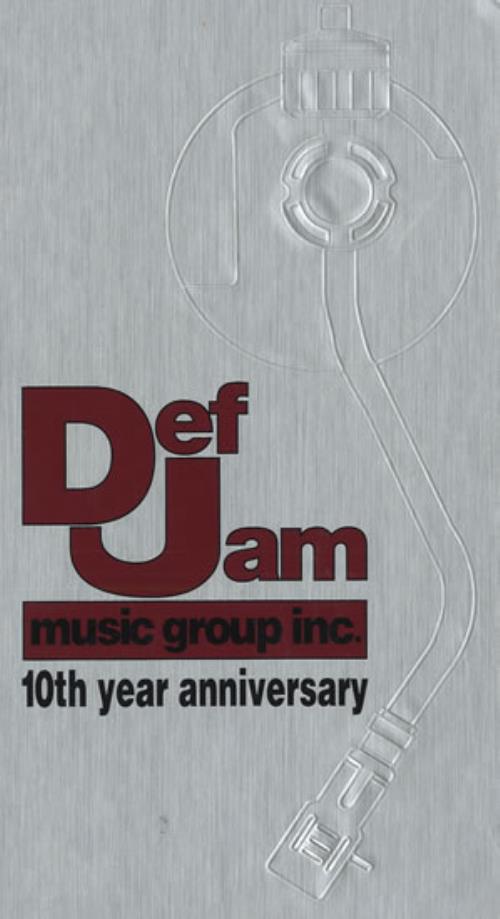 Def Jam 10th Year Anniversary UK 4-CD album set (79832)