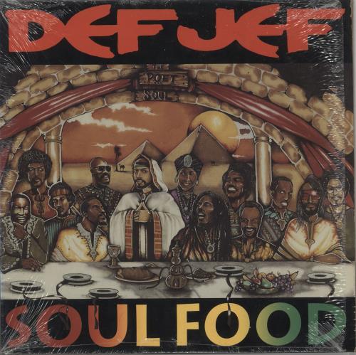 Def Jef Soul Food - shrink US vinyl LP album (LP record) (735642)