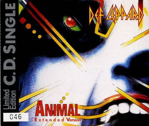 Def Leppard Animal - No.046 UK CD single (CD5 / 5") (89155)