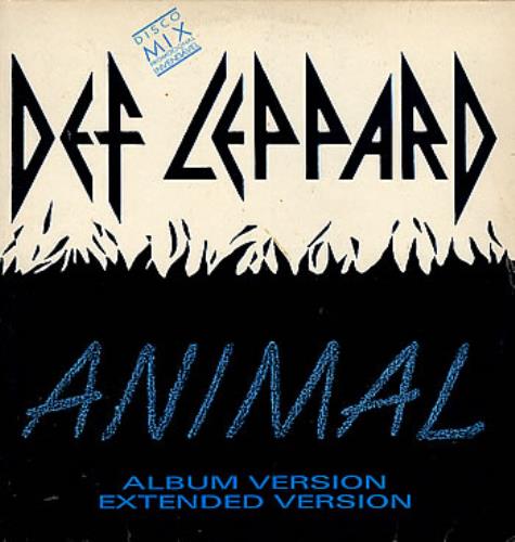 Def Leppard Animal Brazilian Promo 12" vinyl single (12 inch record ...