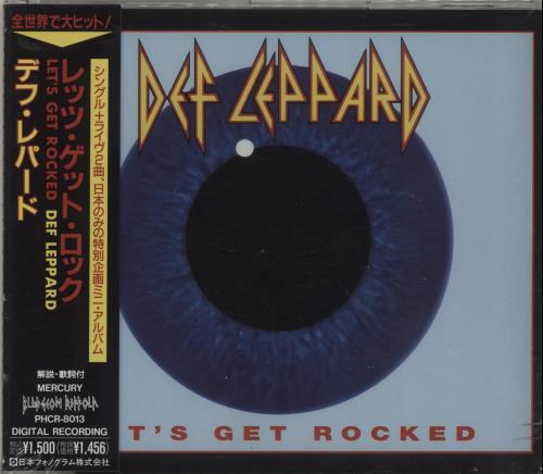 Def Leppard Let's Get Rocked - Sealed Japanese CD single (CD5 / 5 ...