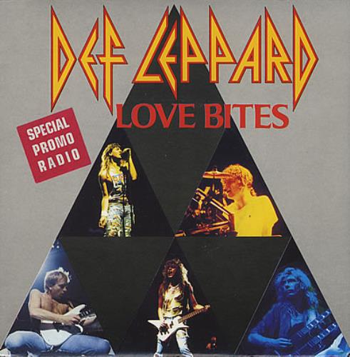 Def Leppard Love Bites French Promo 7" vinyl single (7 inch record / 45 ...
