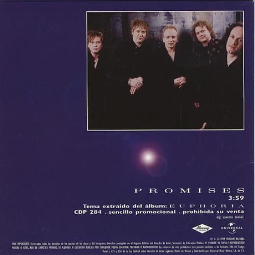 Def Leppard Promises Mexican Promo CD single (CD5 / 5") (141094)