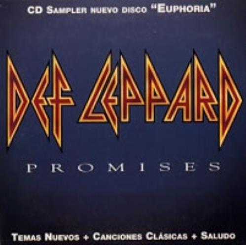 Def Leppard Promises Spanish Promo CD single (CD5 / 5") (148043)
