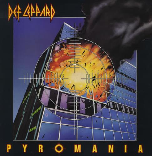 Def Leppard Pyromania UK vinyl LP album (LP record) (383996)