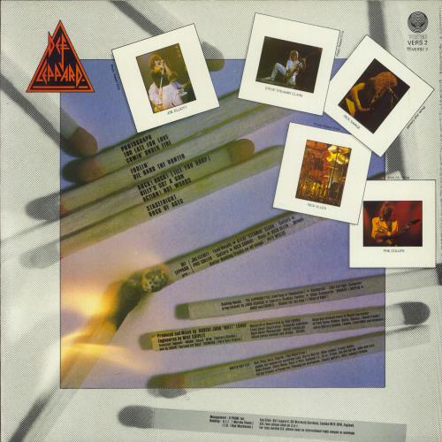 Def Leppard Pyromania UK vinyl LP album (LP record) (383996)