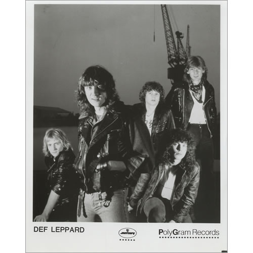 Def Leppard Pyromania US Promo media press pack (66446) PRESS PACK