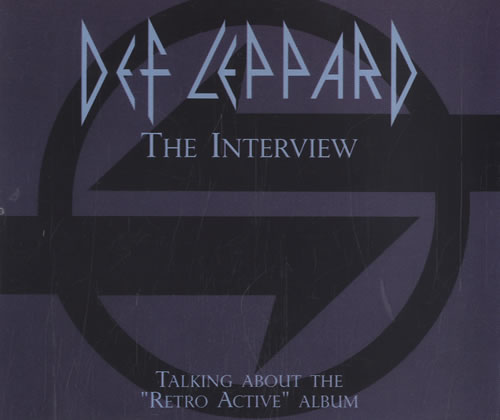 Def Leppard Retro Active Interview UK Promo CD album (CDLP) (27453)
