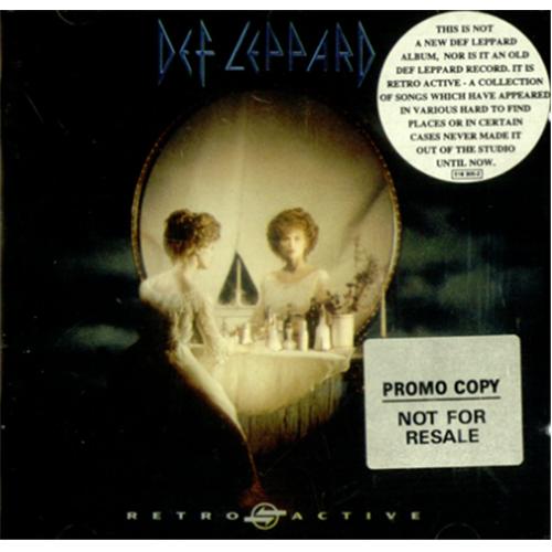 Def Leppard Retro Active UK Promo CD album (CDLP) (424849)