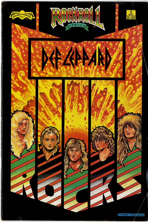 Def Leppard Rock 'N' Roll Comics US magazine (177107) 5 November 1989