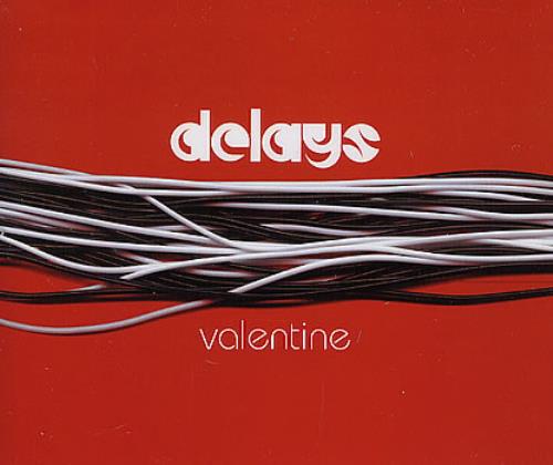 Delays Valentine UK 2-CD single set (Double CD single) (350429)