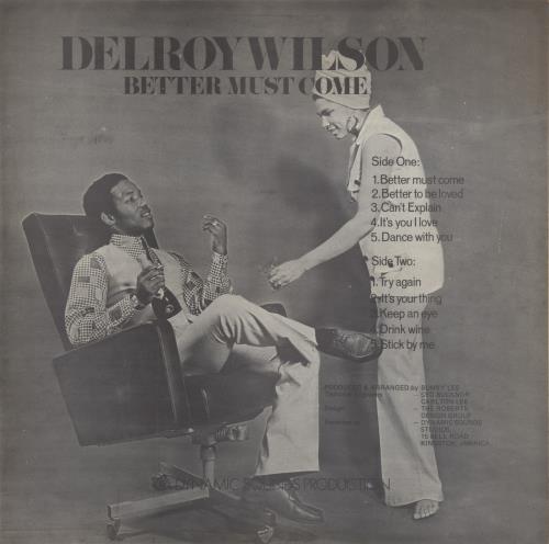 Delroy Wilson Better Must Come UK vinyl LP album (LP record) (805196)