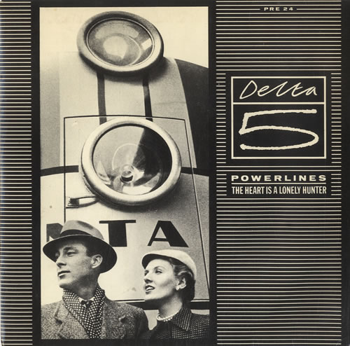 Delta Five Powerlines UK 7" vinyl single (7 inch record / 45) (597330)