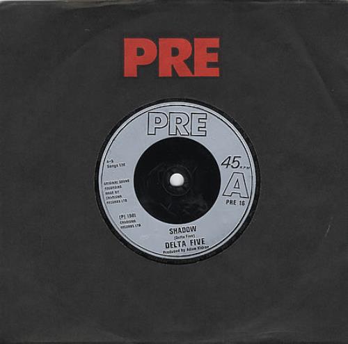 Delta Five Shadow UK 7" vinyl single (7 inch record / 45) (367269)