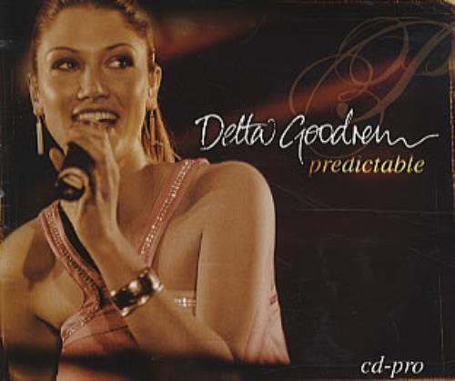 Delta Goodrem Predictable Australian Promo CD single (CD5 / 5") (309922)