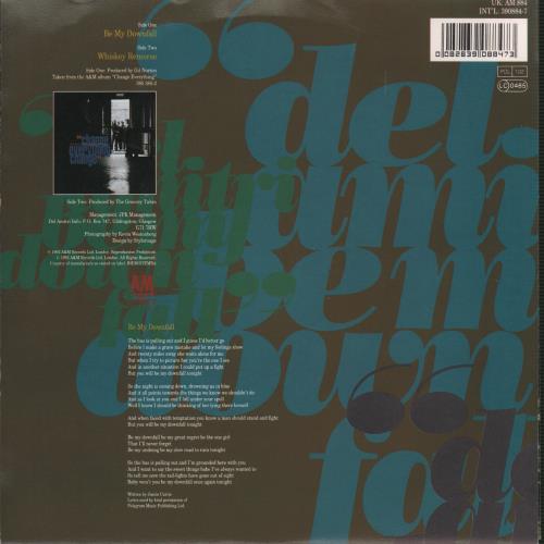 Del Amitri Be My Downfall German 7" vinyl single (7 inch record / 45 ...